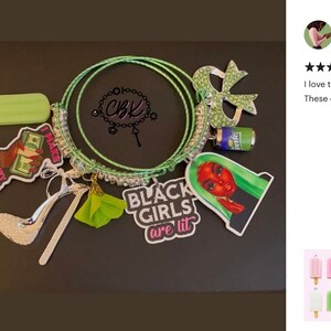 2pc or 10pc Colorful Popsicle Charms - Pastel Pink Charm -ombre ...