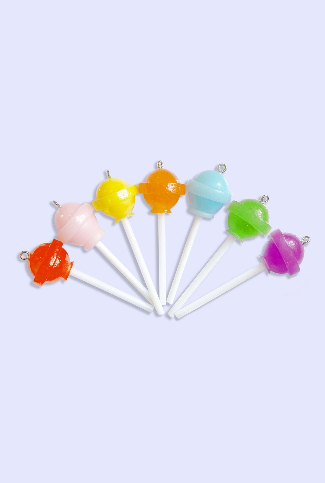 2pc, 7pc or 10pc Lollipop Charm -candy Charm -lollipop Charm -food ...