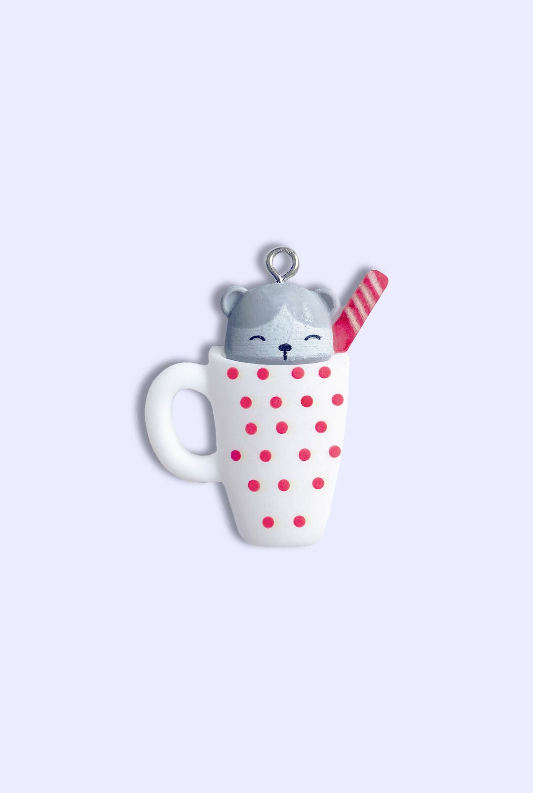 2pc or 10pc Christmas Cat Hot Cocoa Charm -coffee Charm -holiday Charm ...