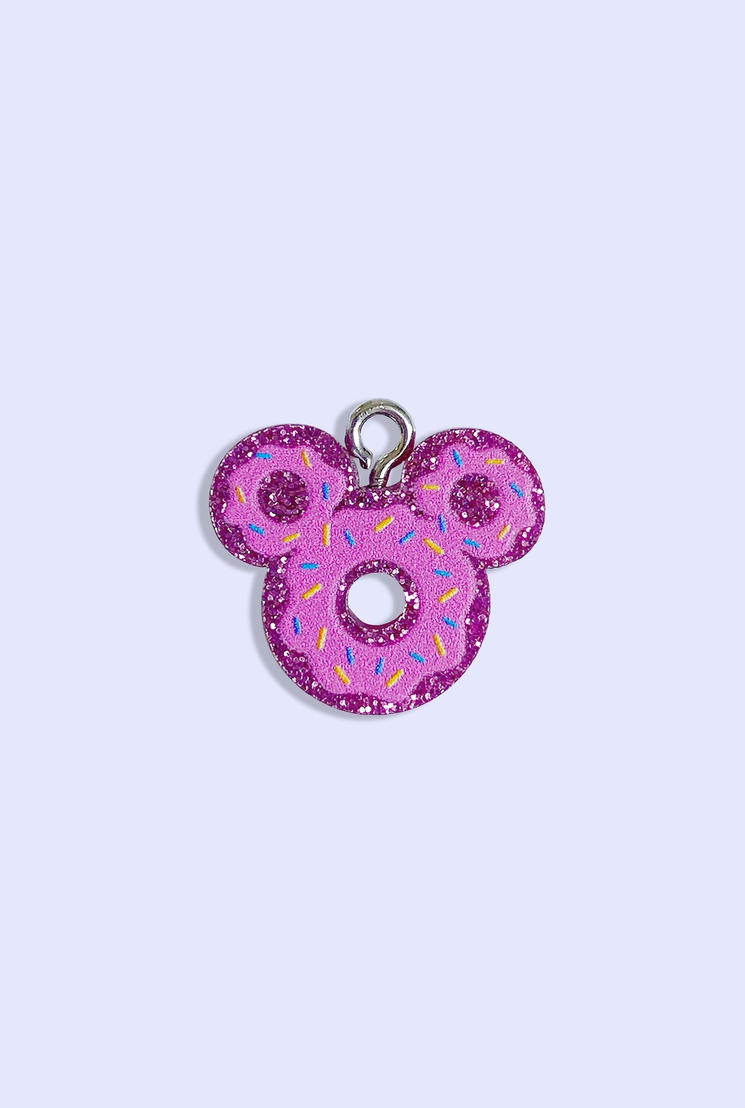 2pc or 10pc Glitter Donut Charm -doughnut Charm-donut Charm -donut Gift ...