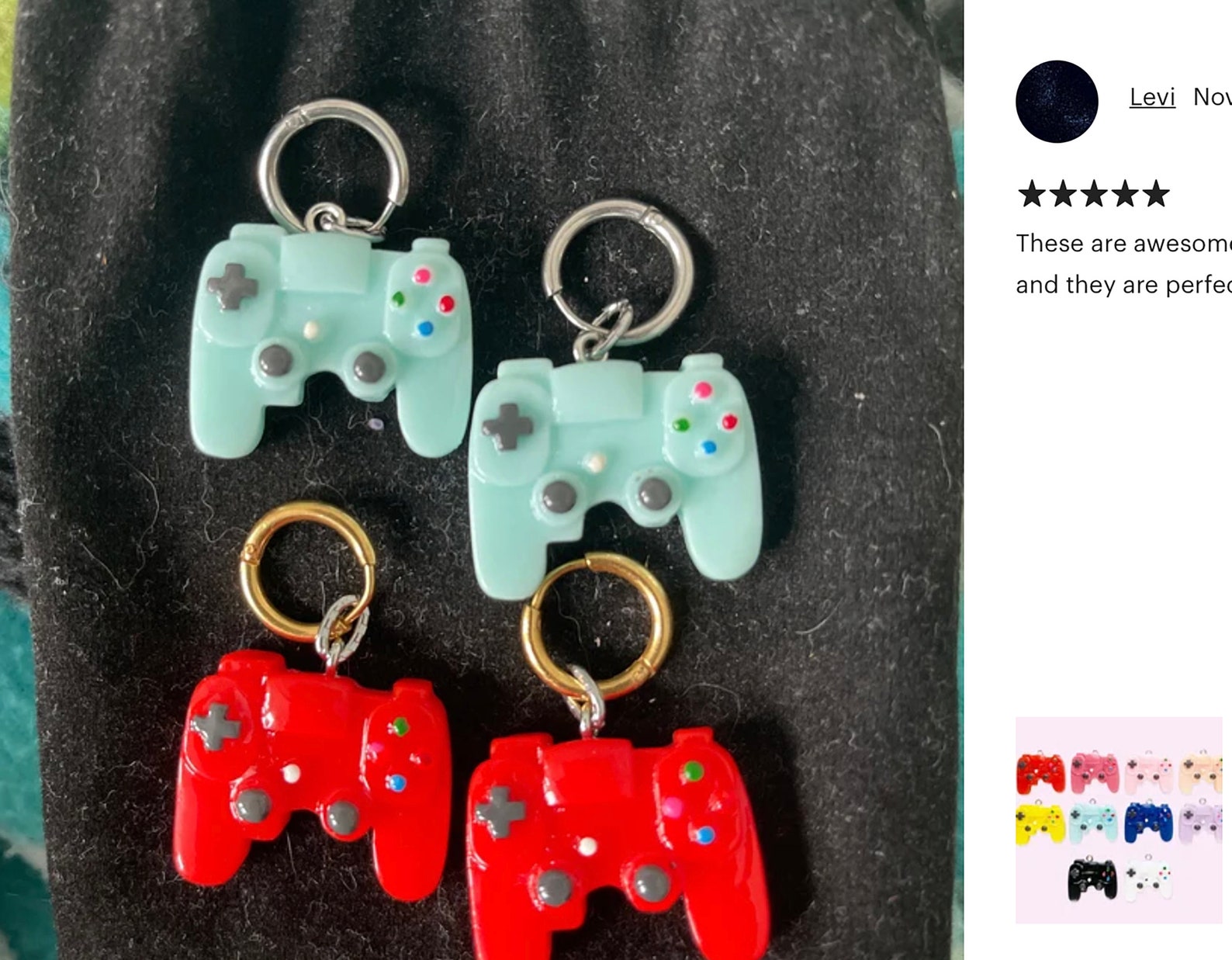 2pc or 10pc Game Controller Charms kawaii Charm video Game | Etsy