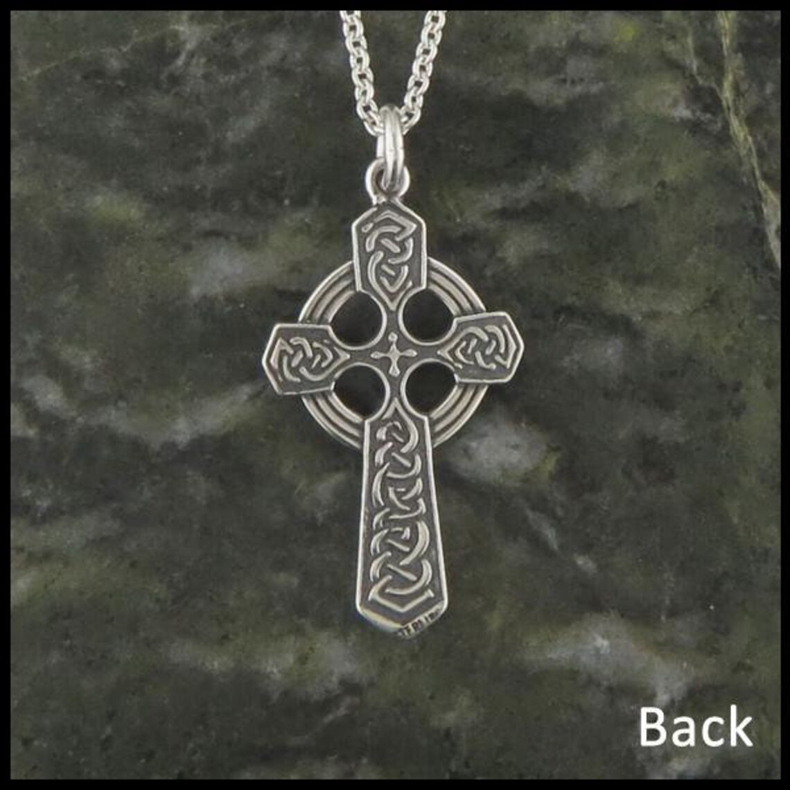 Celtic Trinity Cross in 14K Gold | Etsy