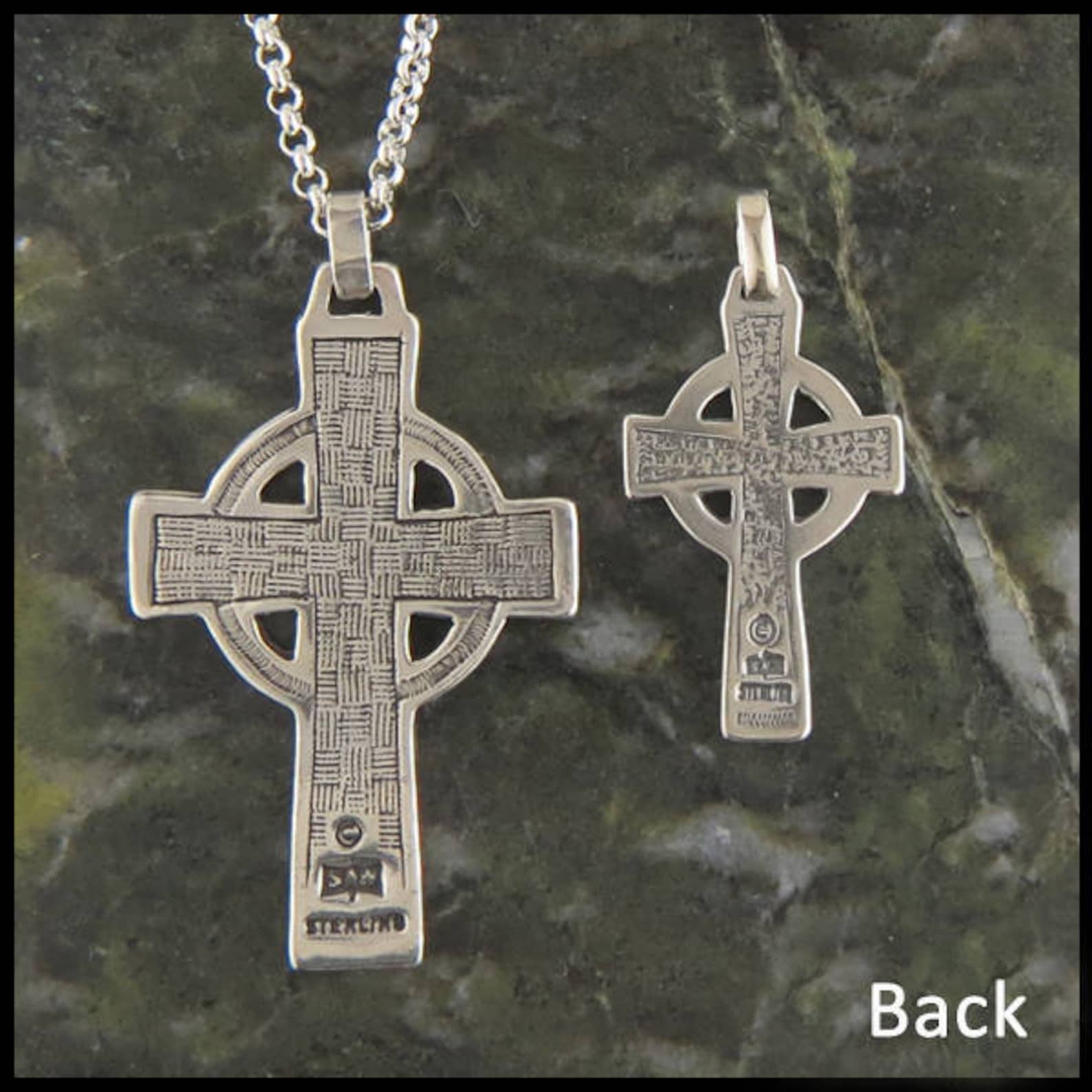 Celtic Genesis Cross Pendant in Two Size Options - Etsy