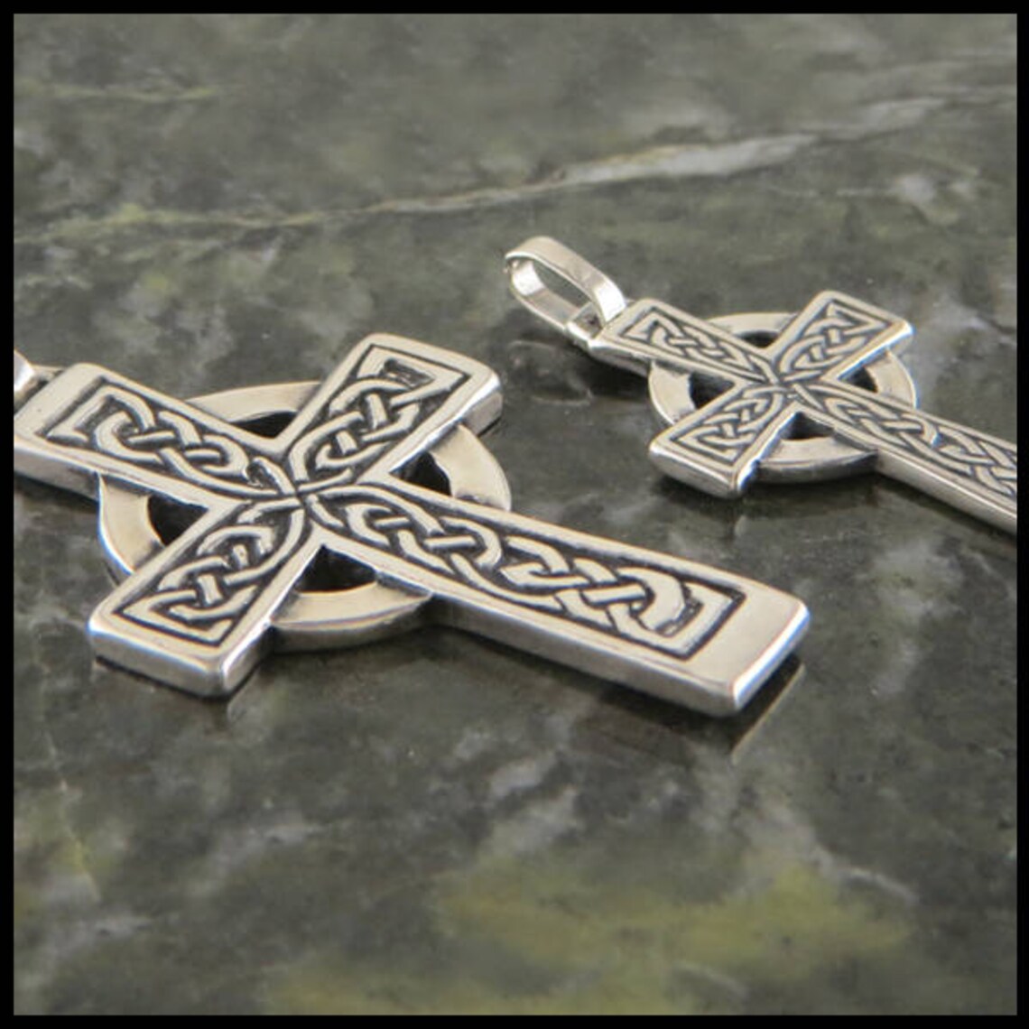Celtic Genesis Cross Pendant in Two Size Options - Etsy