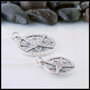 Celtic Compass Pendant in Sterling Silver - Etsy