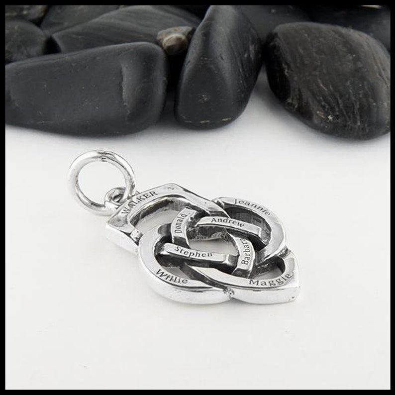 Personalized Celtic Father's Knot Pendant or Key Ring - Etsy
