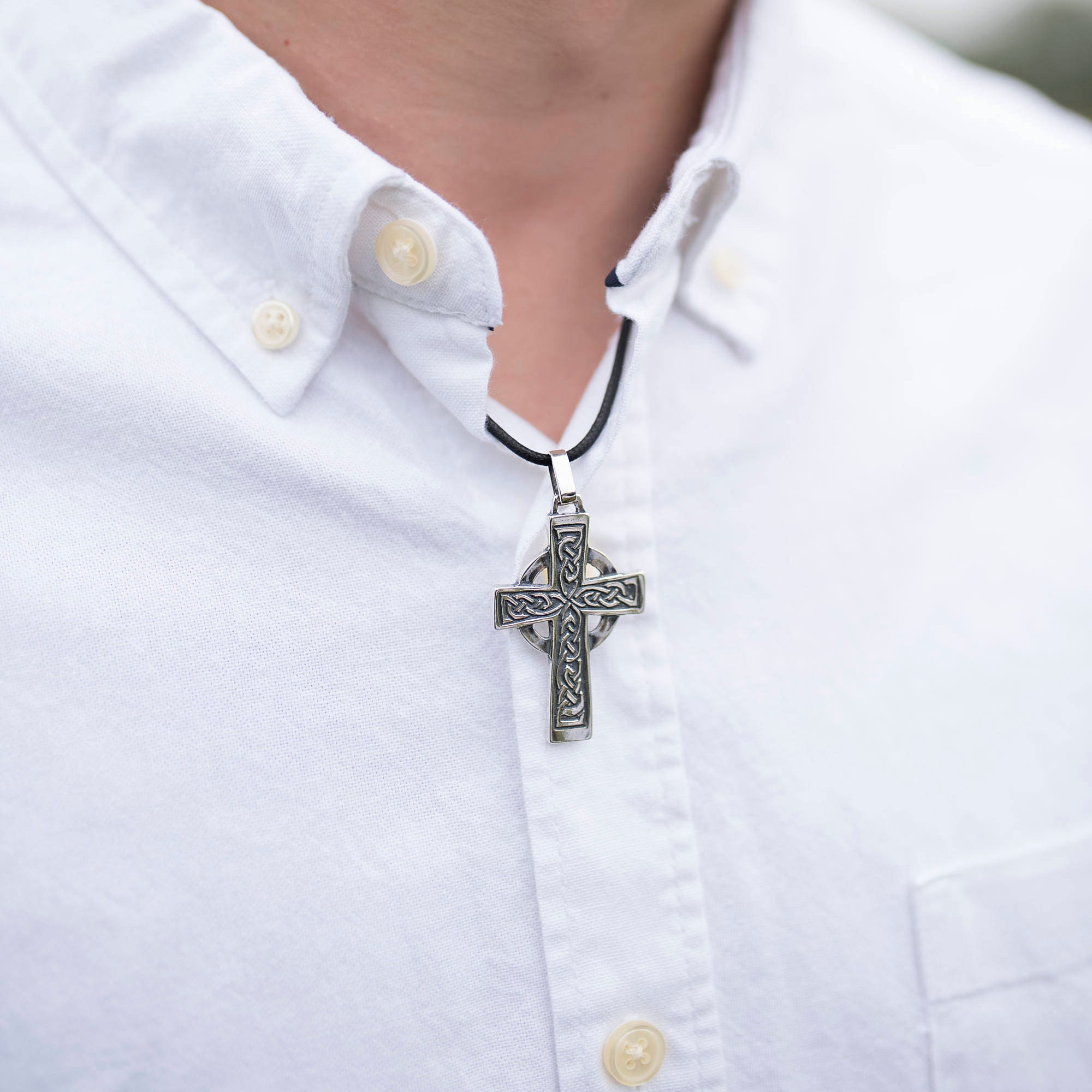 Celtic Genesis Cross Pendant in Two Size Options - Etsy
