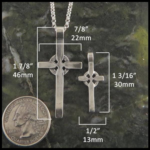 Simple Celtic Kilmory Cross in 14K Gold in 2 Size Choices - Etsy