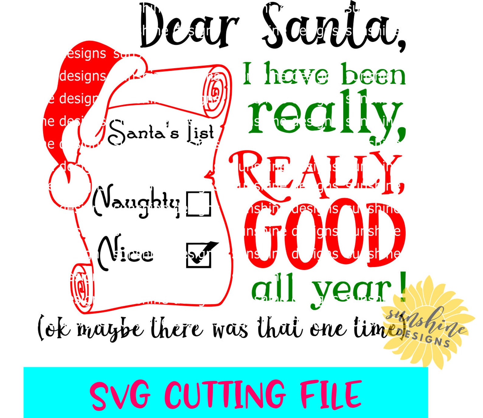 Dear Santa SVG Christmas Svg Funny Svg Girl Svg Boy Svg - Etsy