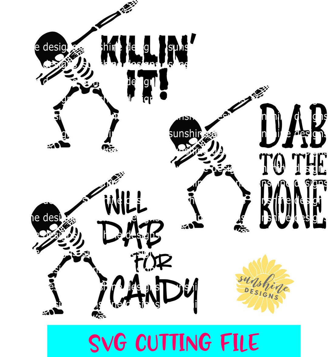 Dabbing Skeleton SVG Bundle Boy Svg Funny Svg Files Kids - Etsy