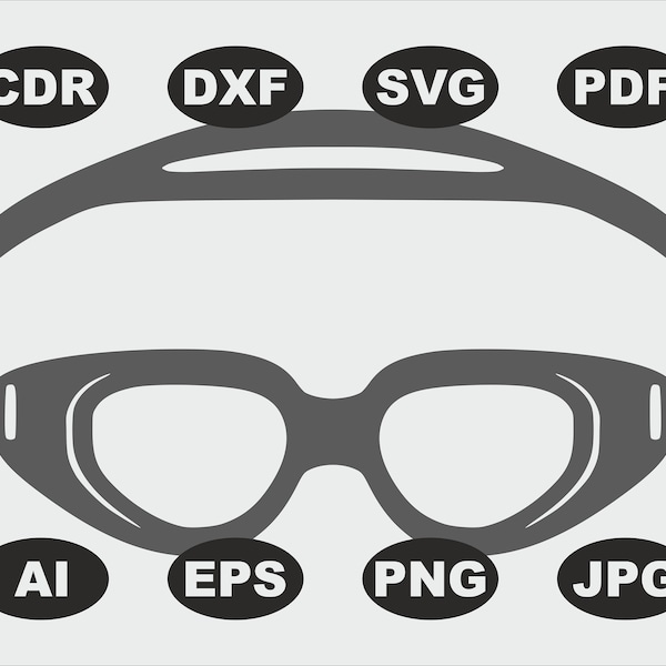 Swim Goggles Sticker - Etsy