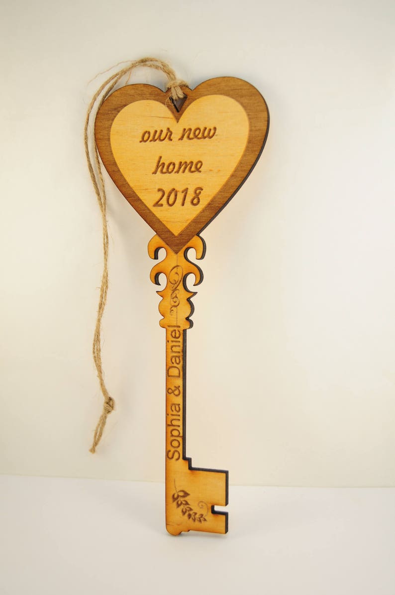 Our first home new skeleton key gift ornament homeowner house | Etsy