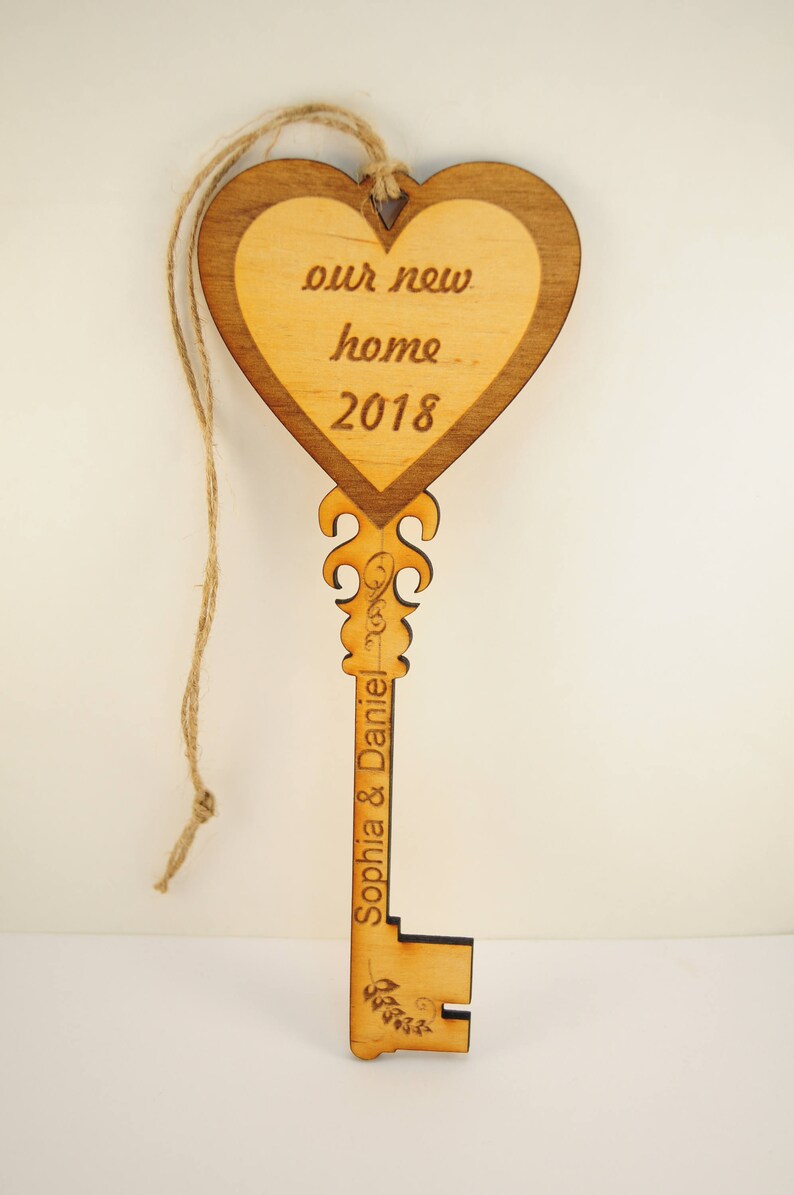 Our first home new skeleton key gift ornament homeowner house | Etsy