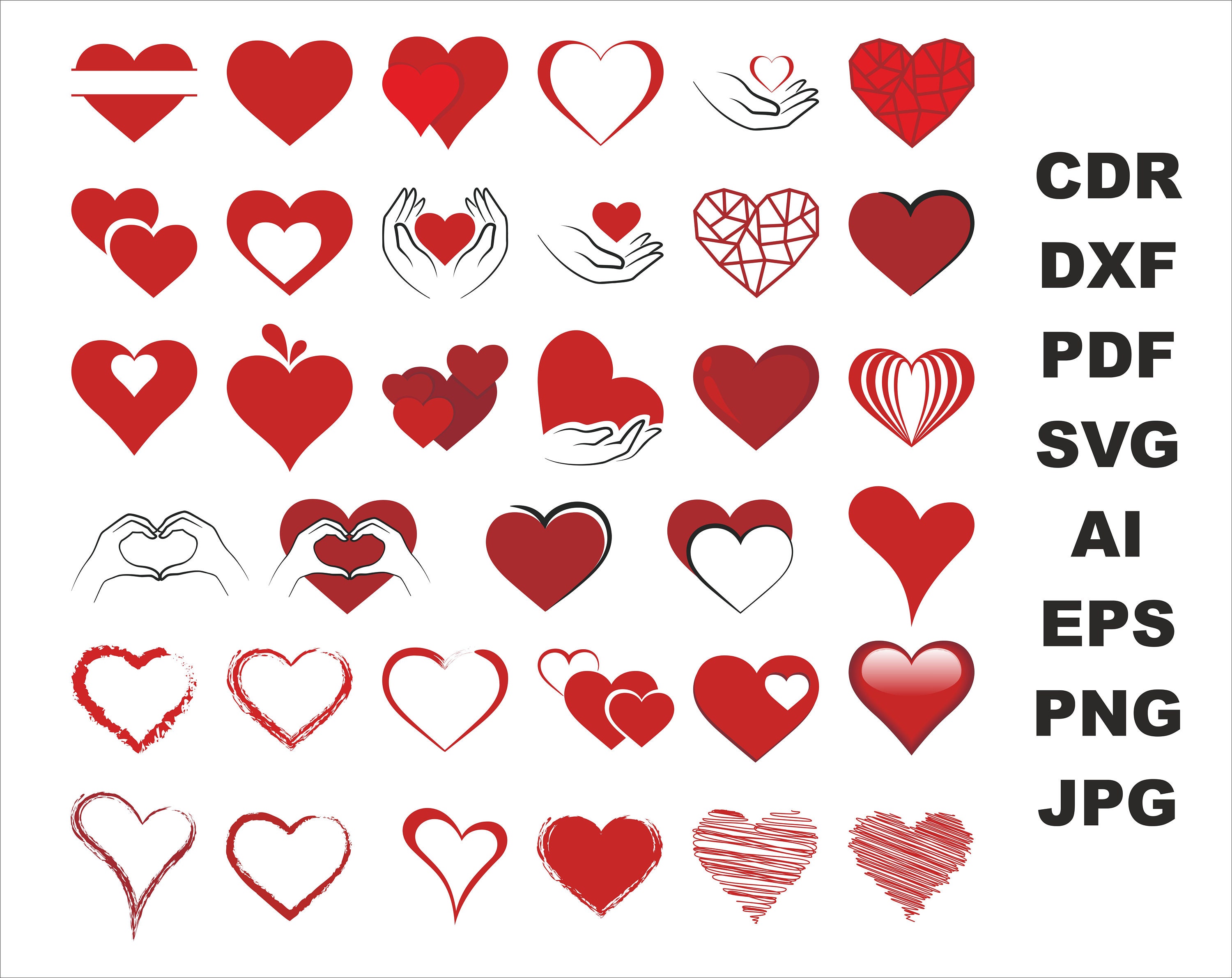 Valentine Heart Outline