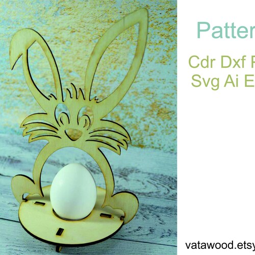 Easter Eggs Stand.laser Cut Files SVG DXF CDR Vector Plans - Etsy