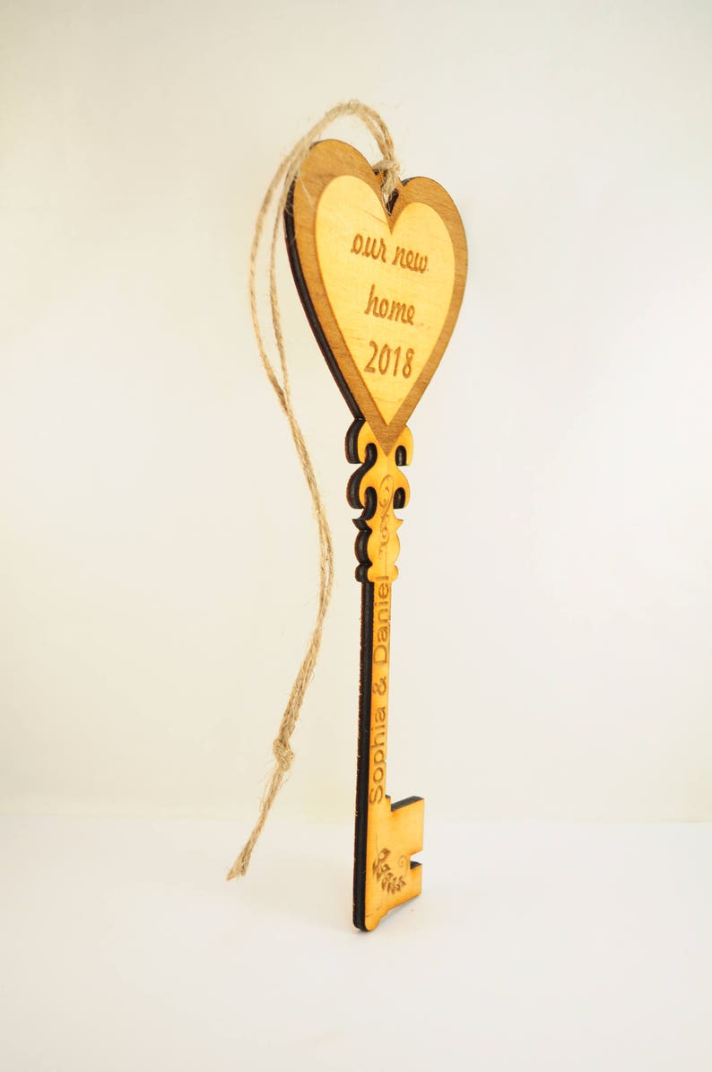 Our first home new skeleton key gift ornament homeowner house | Etsy