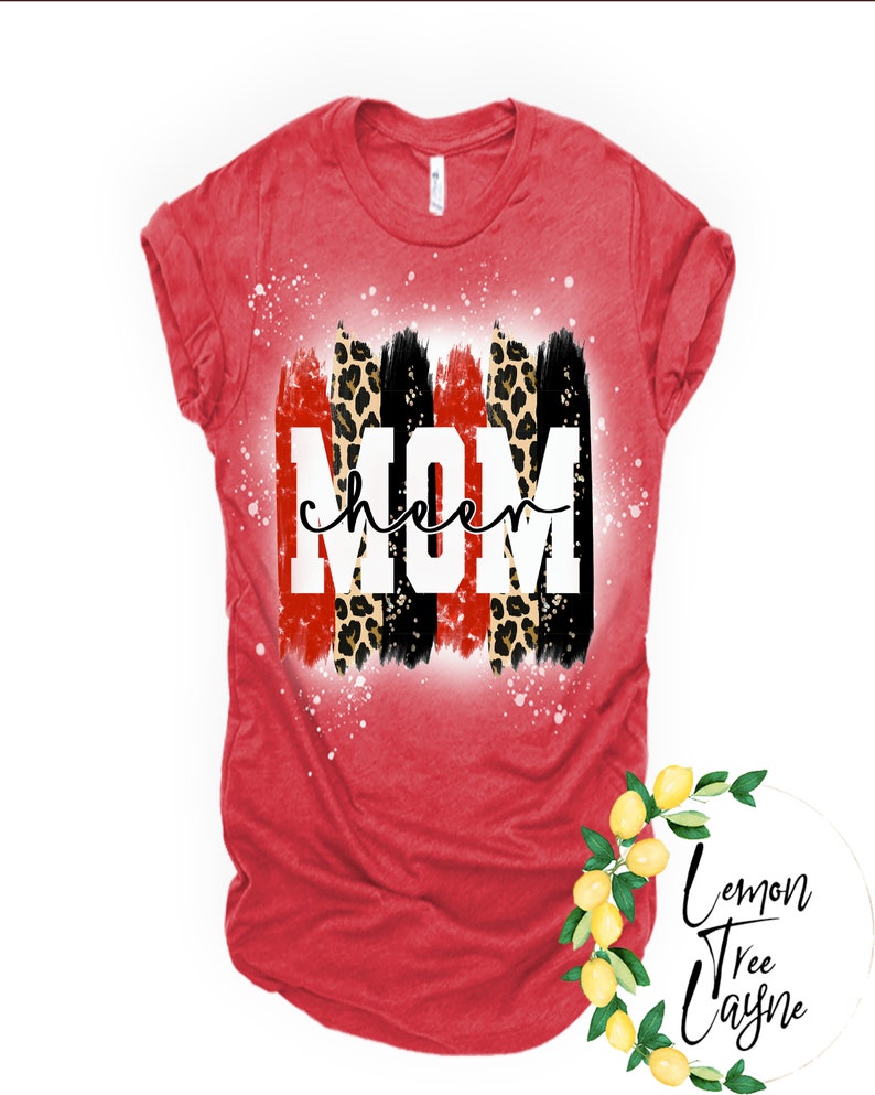 Cheer Mom PNG, Black and Red Cheer Mom PNG, Digital Listing - Etsy