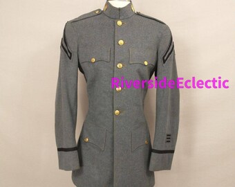 Military Cadet Jacket - Etsy
