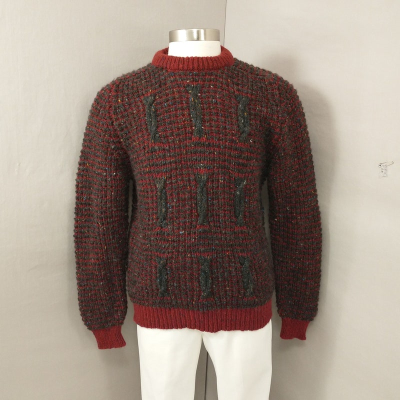 Irish Wool Sweater - Etsy
