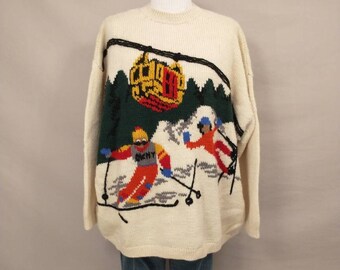 Vintage Ski Sweater - Etsy
