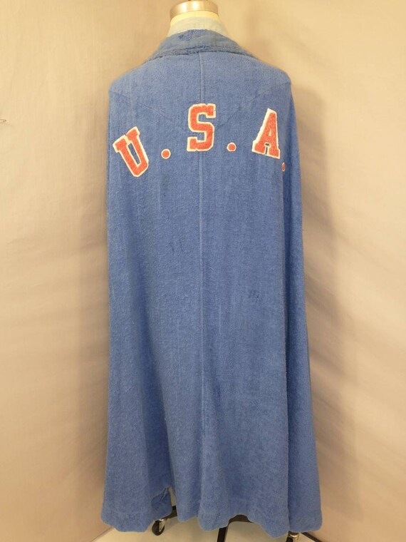 Very Rare 1956 Olympic Terry Warm Up Cape from Men's … - Gem