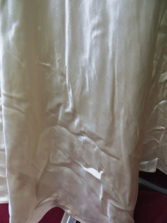 Liquid Satin Antique Wedding Gown Gorgeous Twenties -… - Gem