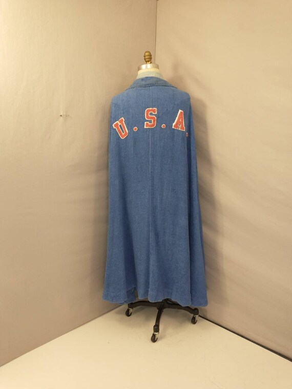 Very Rare 1956 Olympic Terry Warm Up Cape from Men's … - Gem