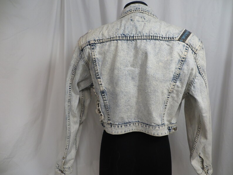 Rare 80's Crop Denim Vintage 1980's by IOU Jacket | Etsy