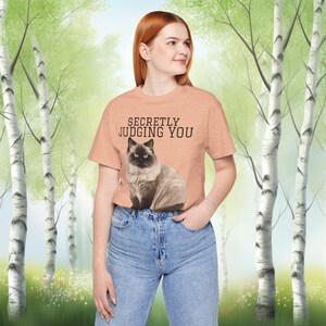 Secretly Judging You Shirt | Himalayan Cat Tee | Sarcastic Cat Top ...