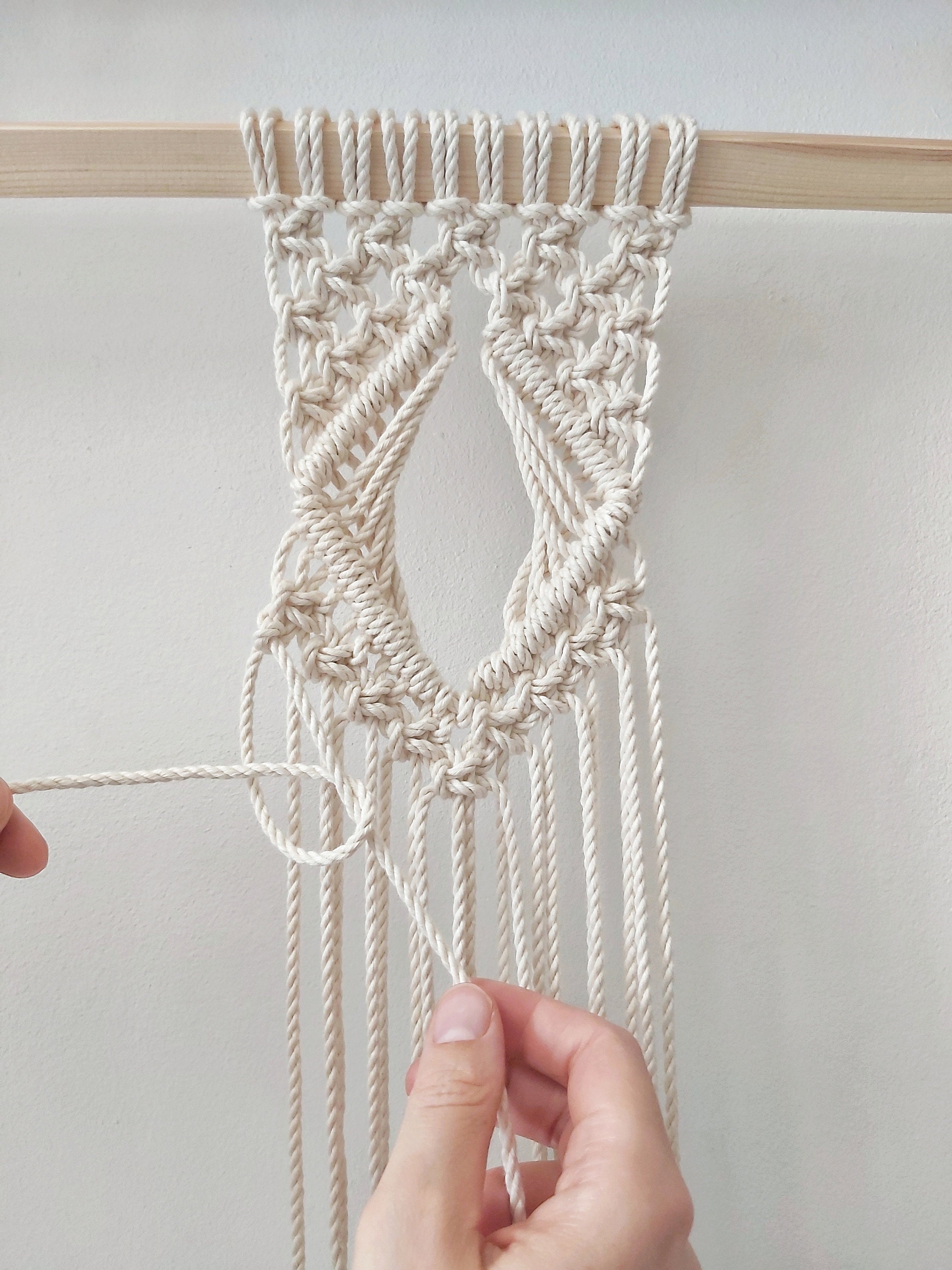 Macrame Pattern PDF, Step by Step Macrame Tutorial, Beginner Macramé ...
