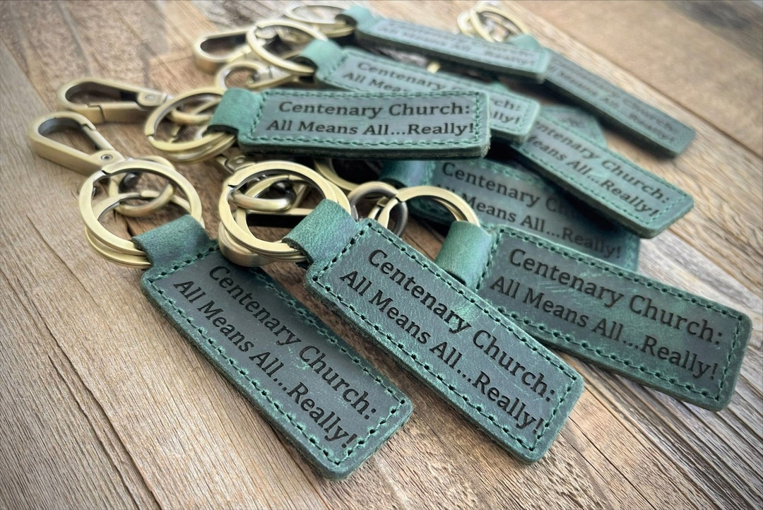 Centenary Church Keychain,cross Keychain,church Gift,congregation Gift ...
