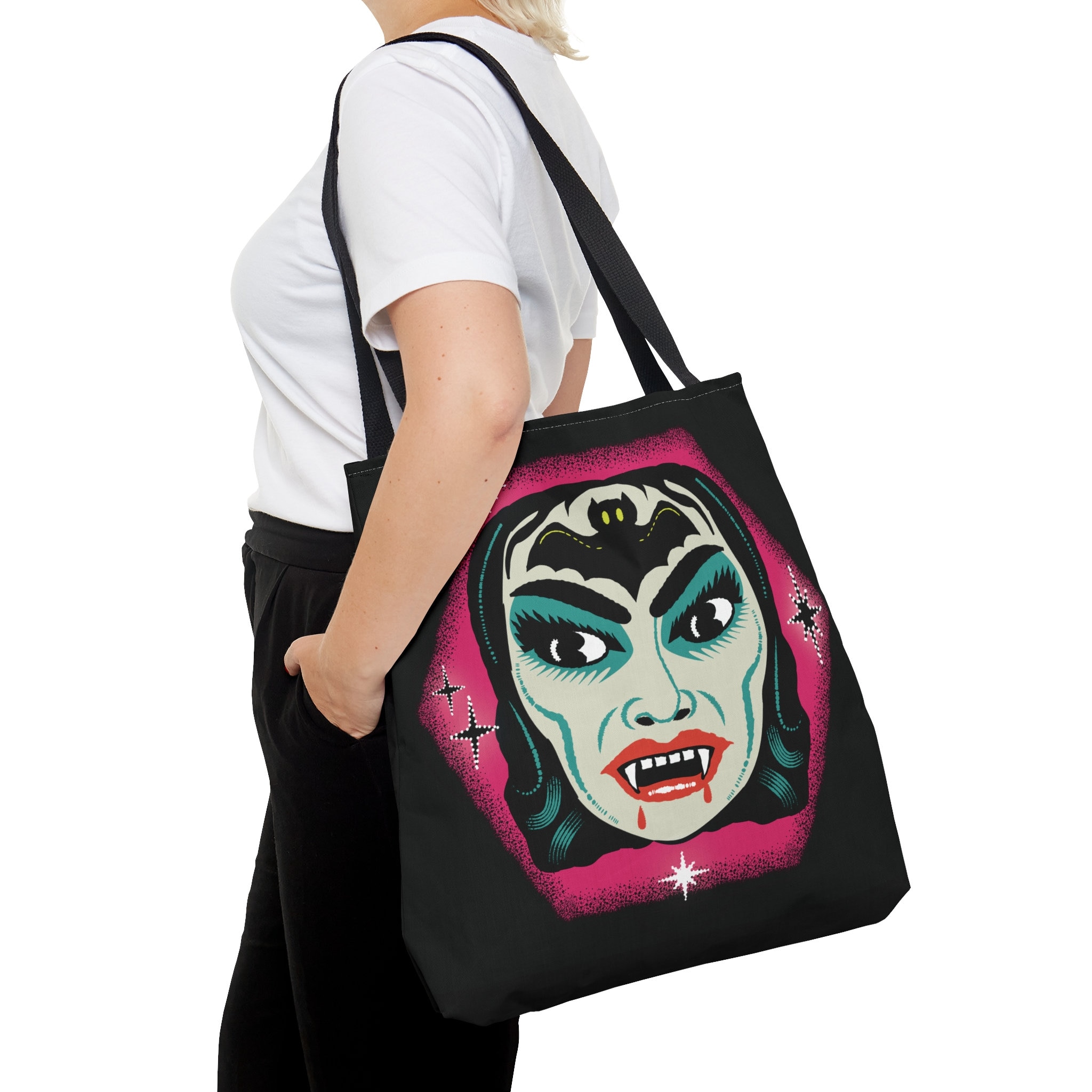 VAMPIRA Succubus Vampire Evil Retro Tote Bag (AOP) - Etsy