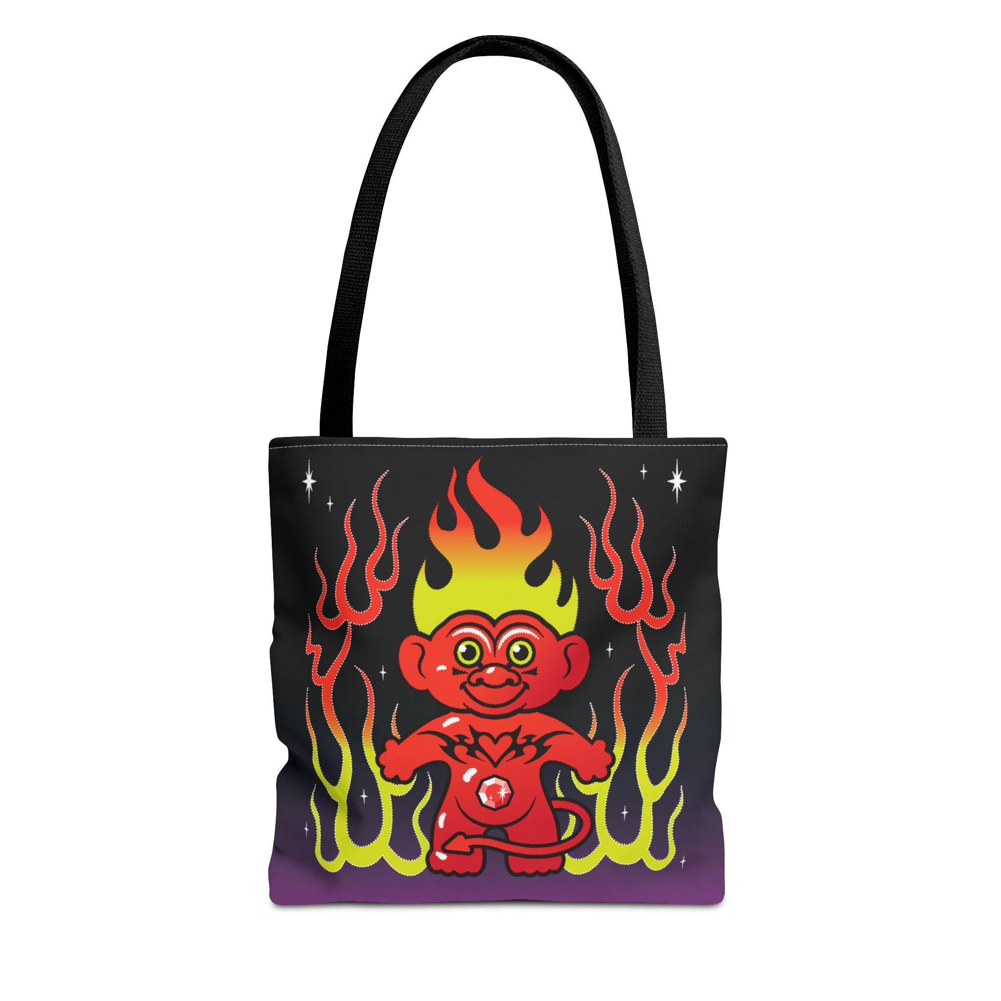 HELL TROLL Double Sided Treasure Troll 666 Halloween Trick or Treat ...