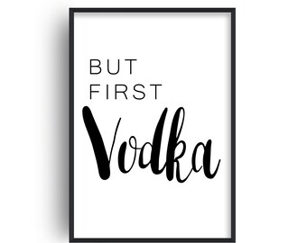 Vodka Definition Quote Digital Download Wall Art Print - Etsy