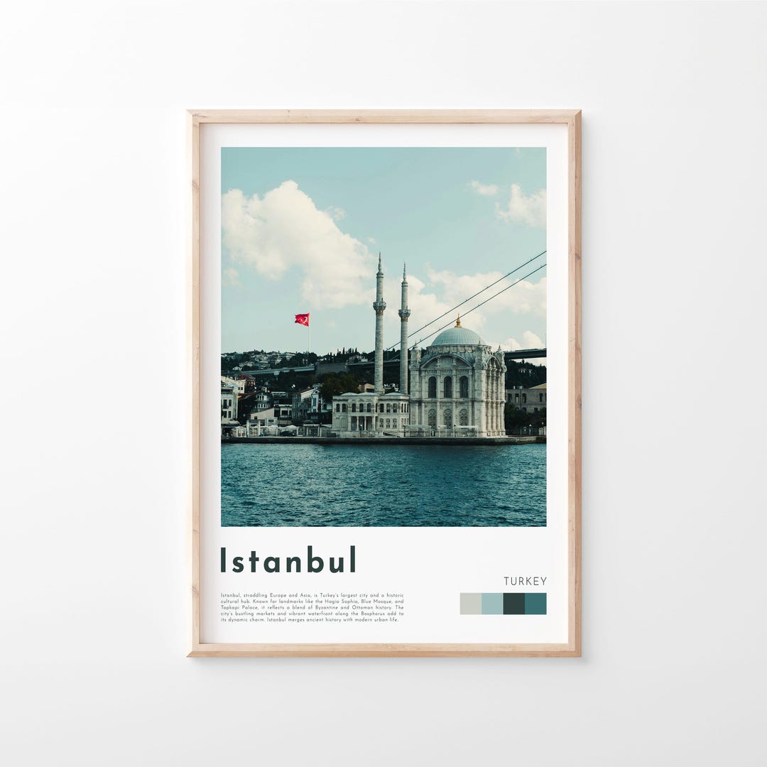 Istanbul Travel Poster, Istanbul Print, Istanbul Photo, Istanbul Mosque ...