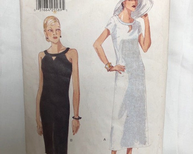 Woman's Sewing Pattern - Very Easy Vogue 9648 - Ladies Pullover Dress ...