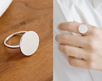 Satin Finish Ring | Etsy