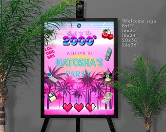 2000s Birthday Banner - Etsy