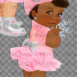 Winter Onederland Princess Pink White and Silver Boots Baby Png It's ...