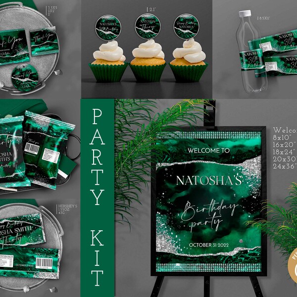 Green Party Decor - Etsy