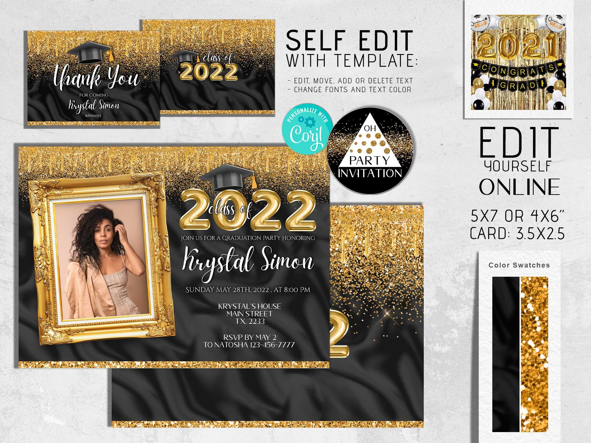 Graduation Invitations 2022 Templates