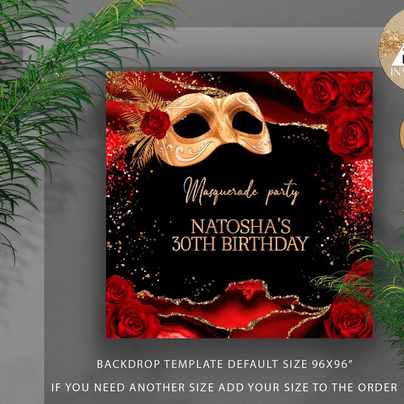 Masquerade Backdrop - Etsy