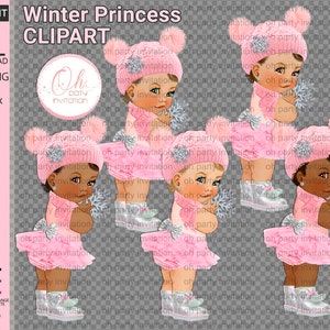 Winter Onederland Princess Pink White and Silver Boots Baby Png It's ...