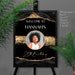 Glam Modern Black Gold Welcome Sign Birthday Decor Favor Party - Etsy