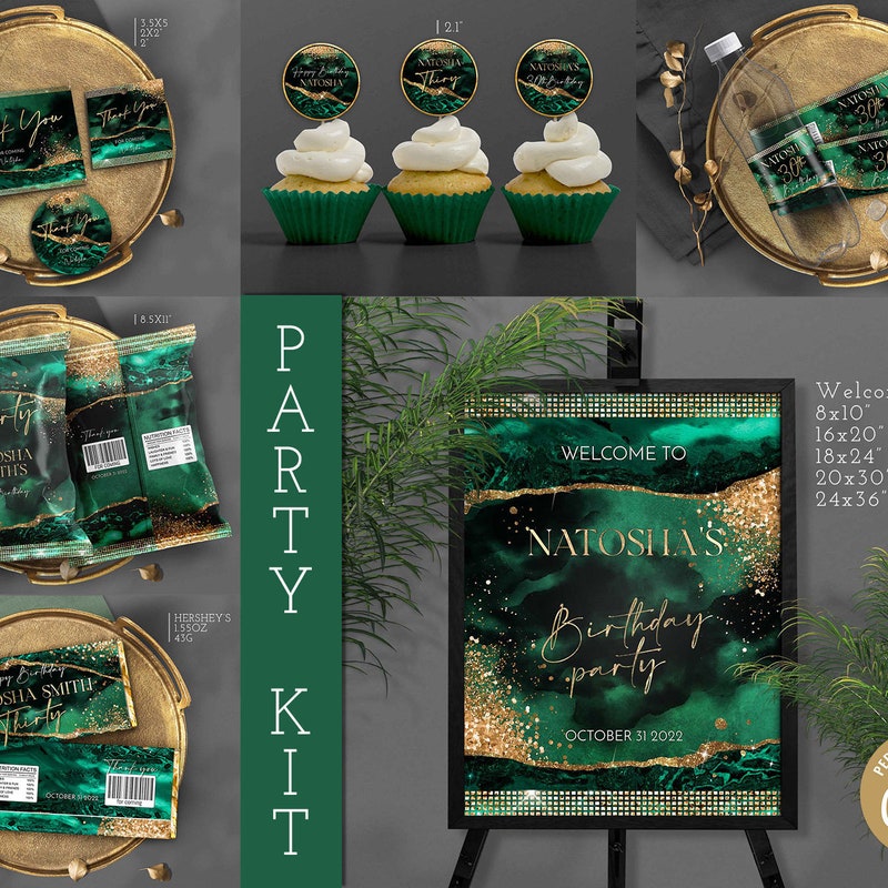 Green Party Decor - Etsy