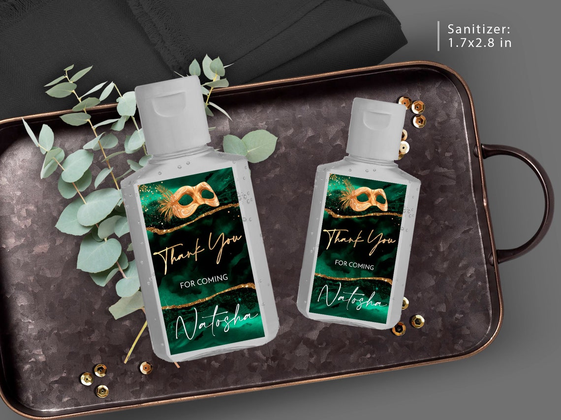 Emerald Green and Gold Masquerade Ball Decorations Birthday - Etsy