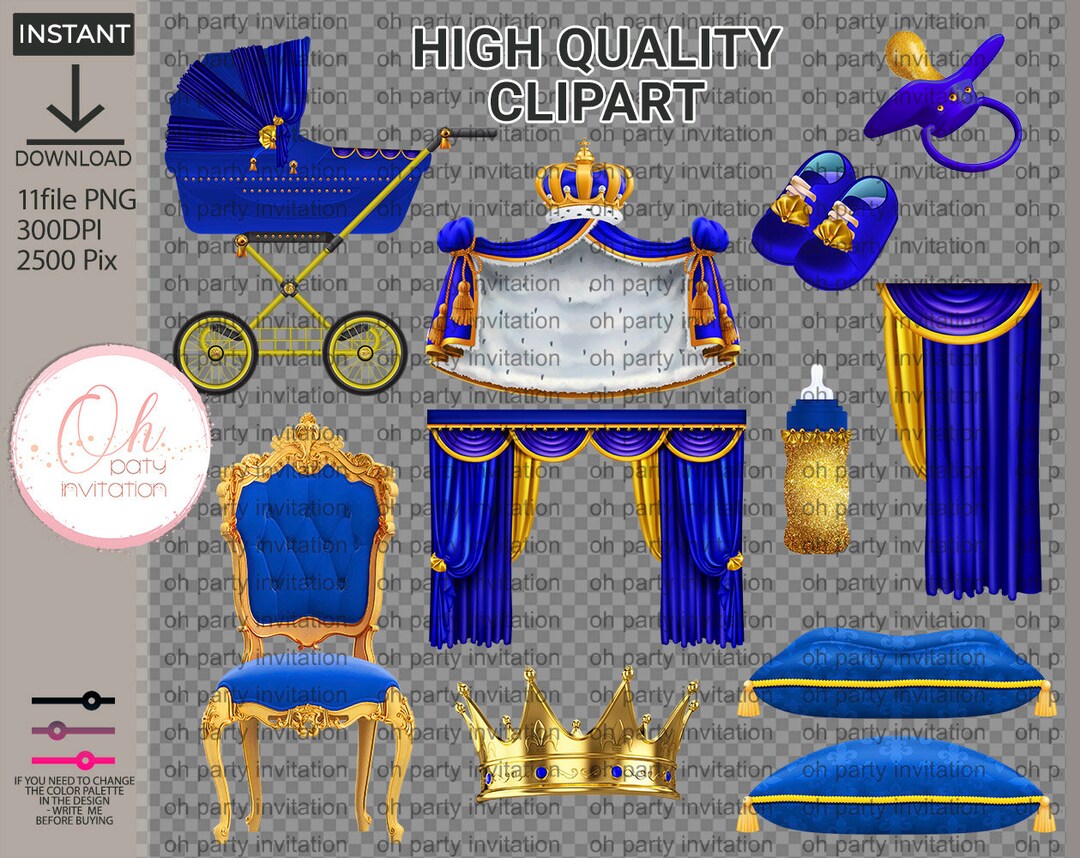 Baby Shower Prince Stroller Clipart African American Prince Baby Boy ...