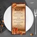 Editable Western Cowboy Menu Template: Rodeo Birthday Party (DIY ...