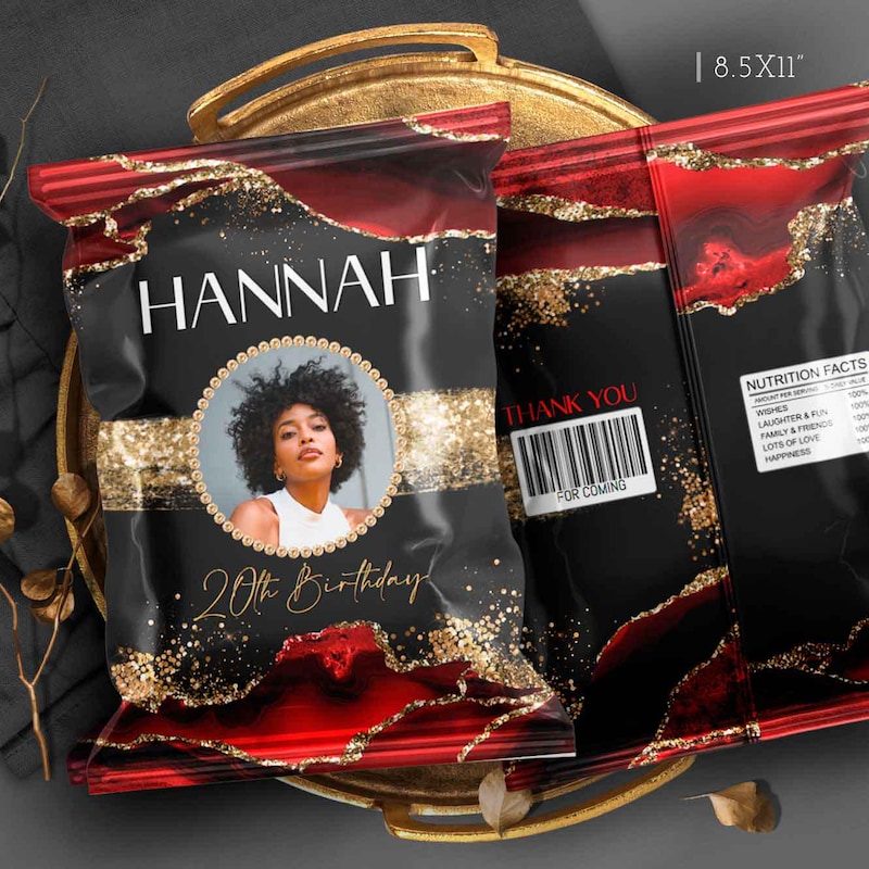 Custom Chip Bags - Etsy
