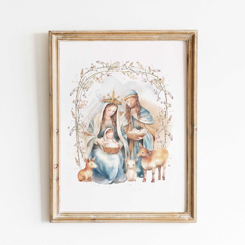 Nativity Print - Etsy